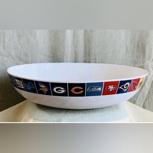 Pottery Barn | Dining | Pottery Barn X Nfl Football Large 6 Serving ...